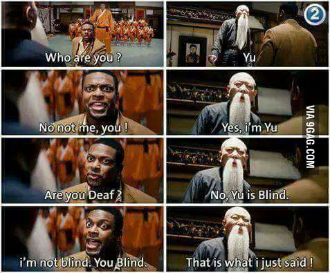 Yu blind - 9GAG