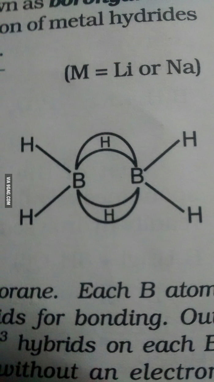 The crescent shaped bond is known as banana bond(structure of diborane ...