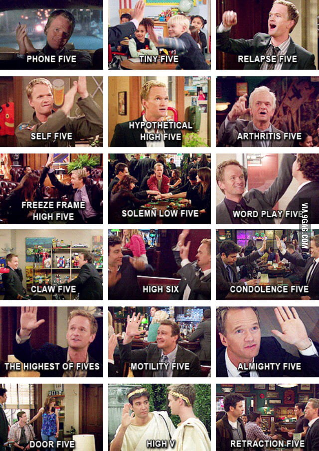 Different types of high fives! - 9GAG