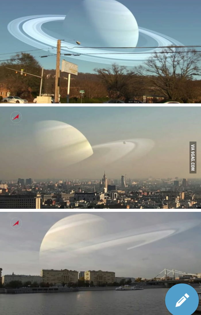 This is a visualization of what it might be if the moon was replaced ...