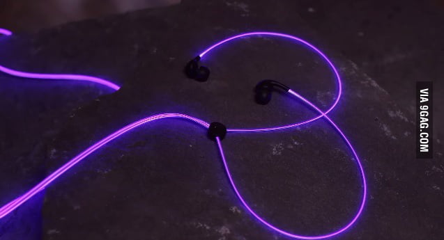 The first smart headphones with laser light. The first earbuds that ...
