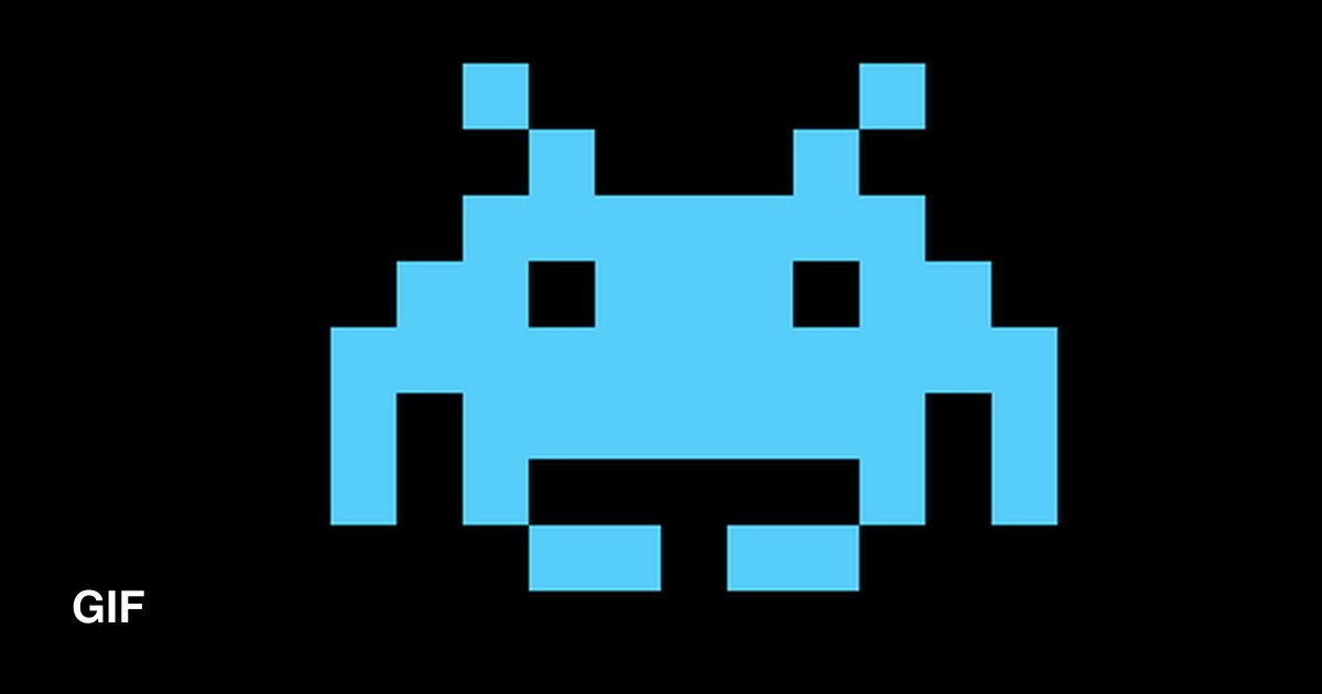 A Basic Space Invaders Animation! - 9GAG