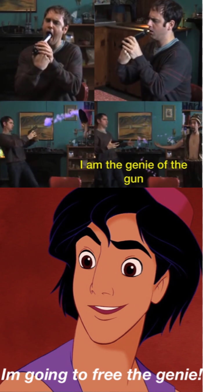 Genie! Gun genie! - 9GAG