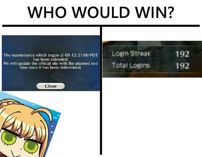 My login streak is in peril... - 9GAG