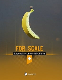 New R6 charm, banana for scale. - 9GAG