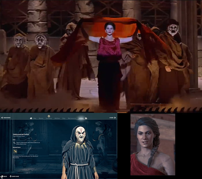 So in this scene in Scream 2 Sid is called Cassandra, look at the ...