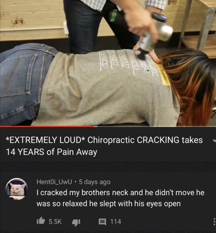 I crack my own neck - 9GAG