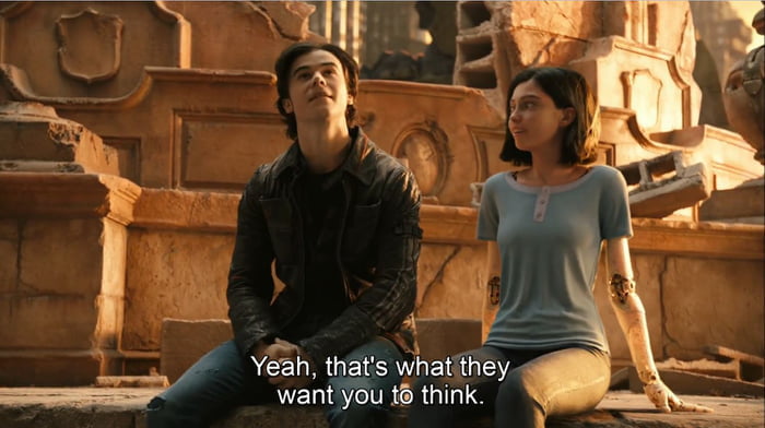 Why does the movie Alita have Mexican Filter? - 9GAG