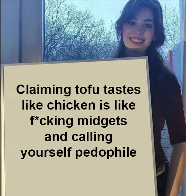 Just a joke I like tofu - 9GAG