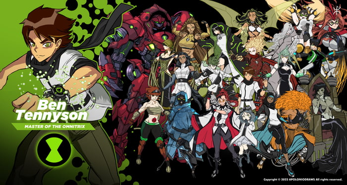 Ben 10 and his summoned waifus - 9GAG