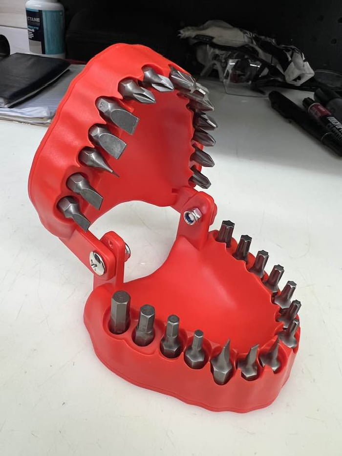 1/4" bit bite - 9GAG