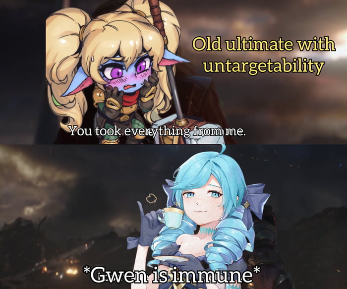 Gwen is immune - 9GAG