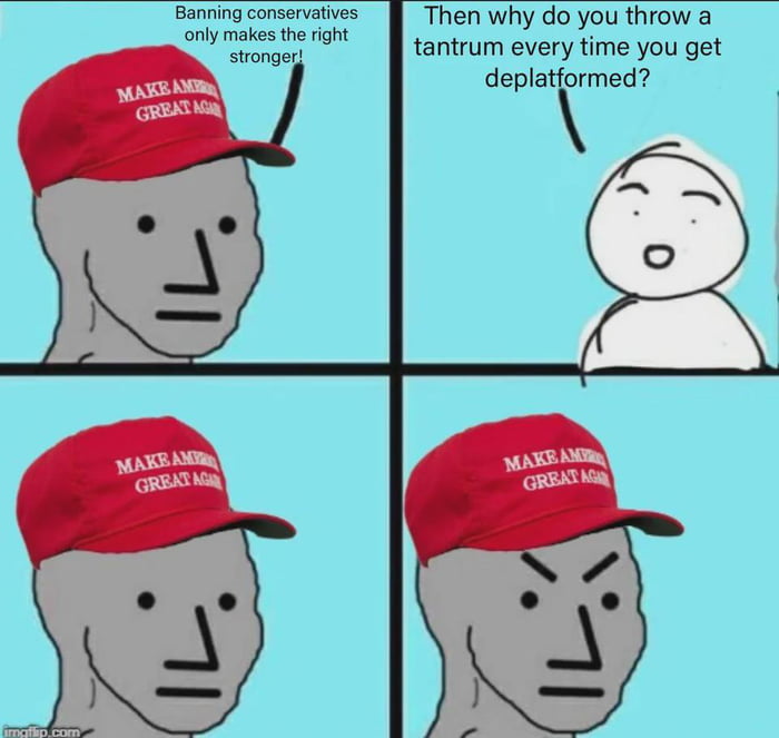 Deplatforming works. - 9GAG