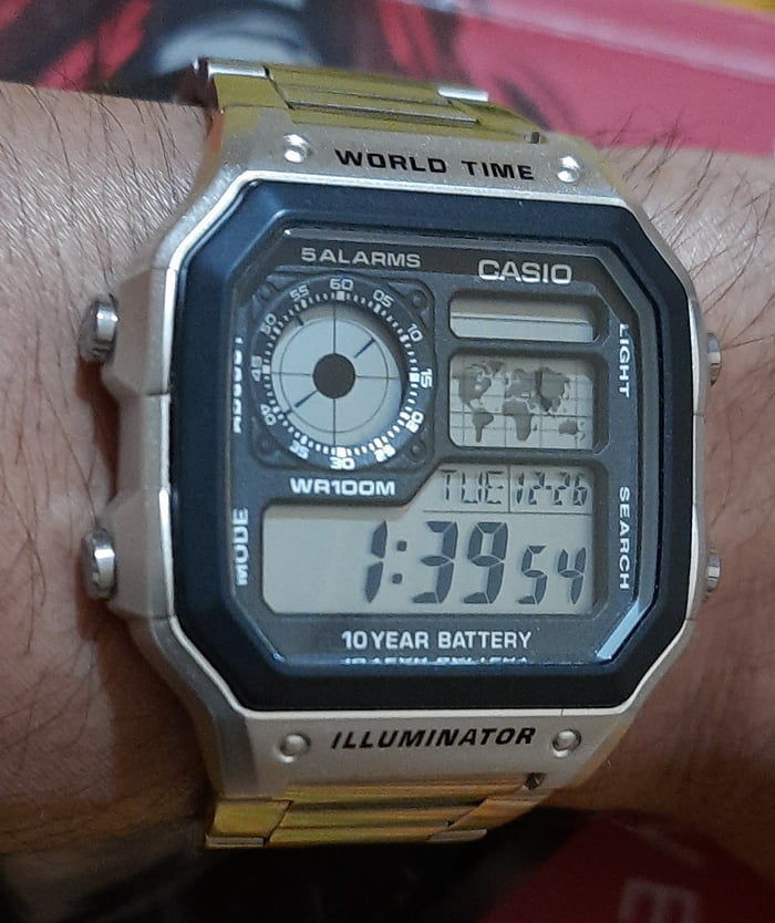 Hereby announce acquisition of watch made by Casio, which I know is a ...