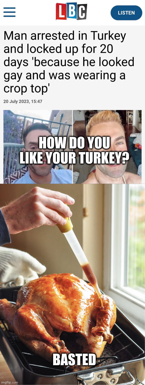Basted turkey - 9GAG