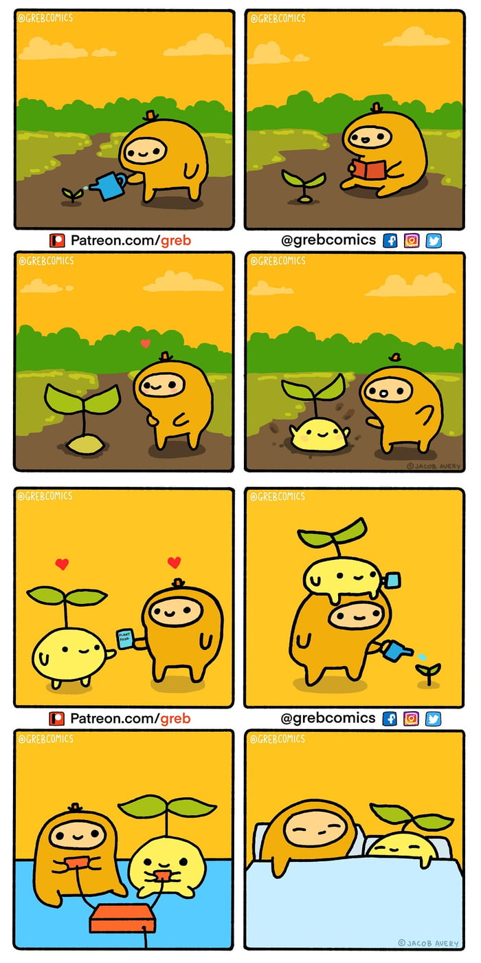 Grow your own friend! by Greb comics - 9GAG