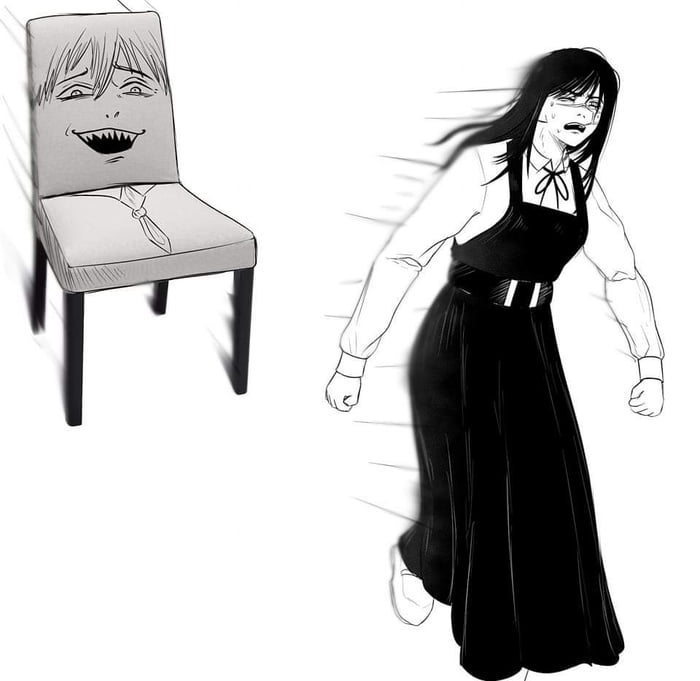Chair devil -ctto unknown artist - 9GAG