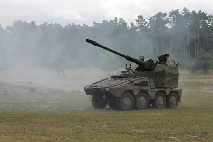 Germany will deliver 18 Type RCH 155 highly modern Artillery Systems - 9GAG