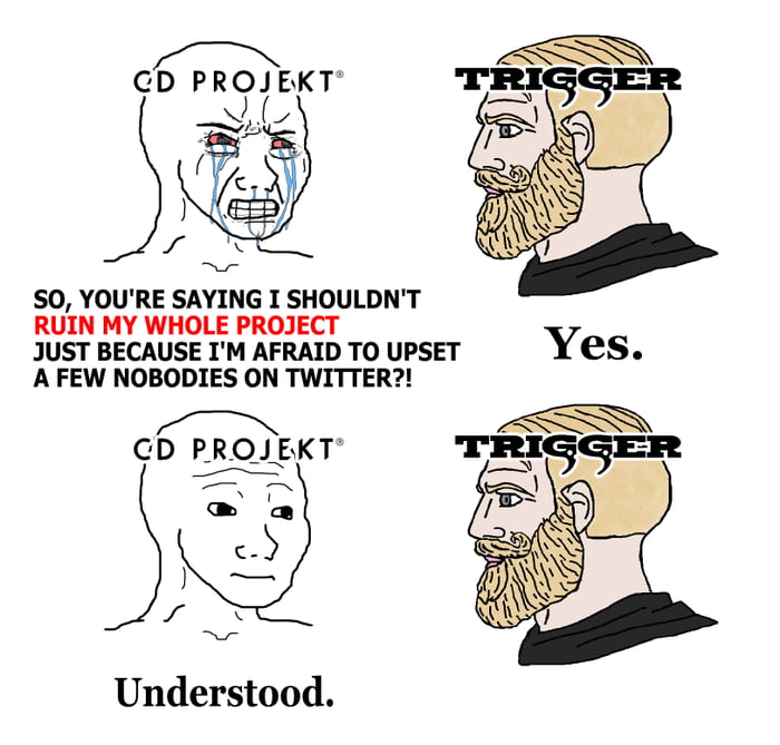Yet another Trigger vs CDPR - 9GAG