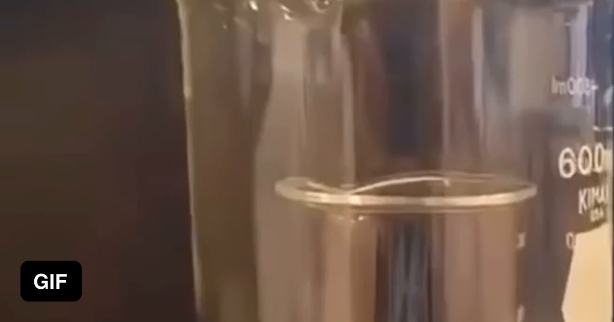Vegetable Oil turns this Pyrex glass invisible because Vegetable Oil ...