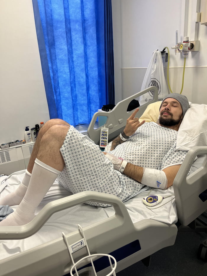 Got rushed to hospital yesterday and had emergency spinal surgery today ...