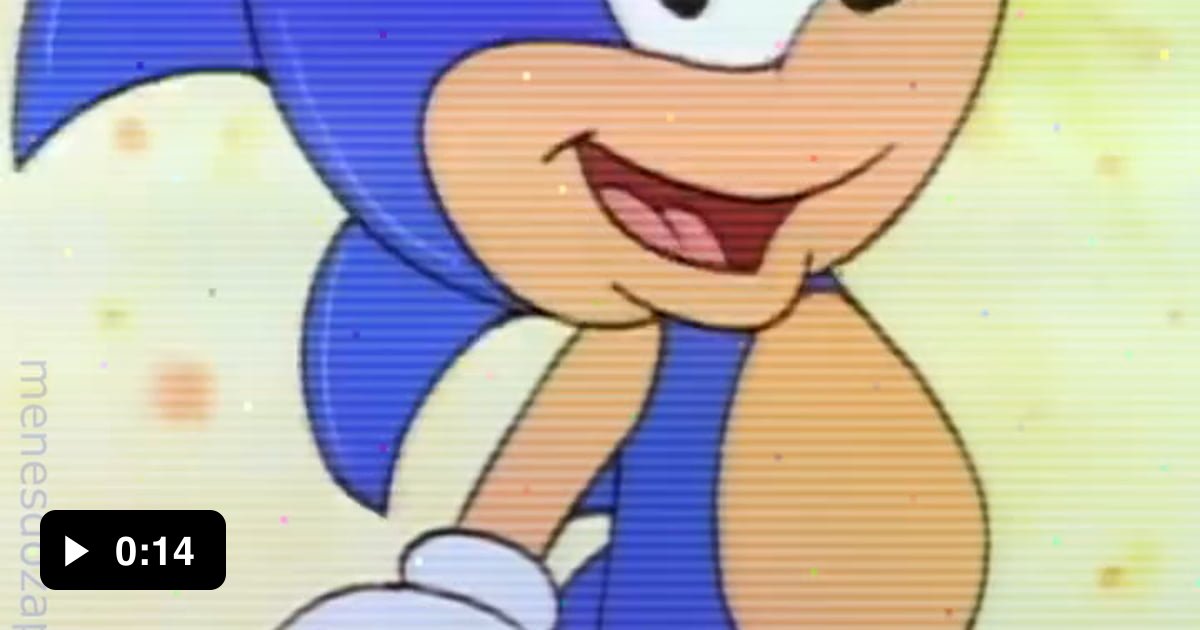 Recado importante do Sonic - 9GAG