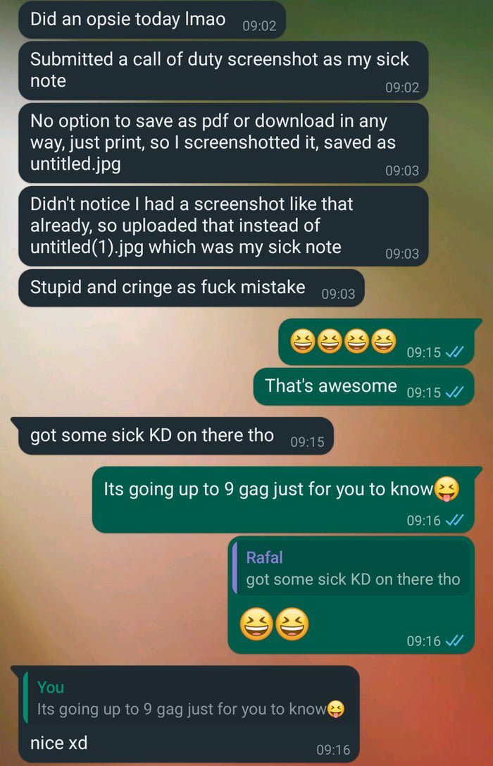 My friend everyone: - 9GAG