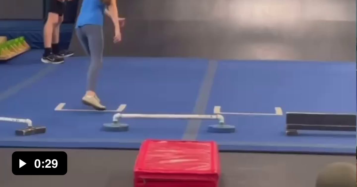 Young Girl makes the 14.5 feet jump - 9GAG