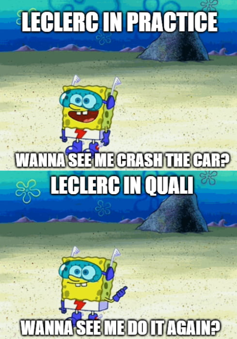 Leclerc needs to step it up - 9GAG