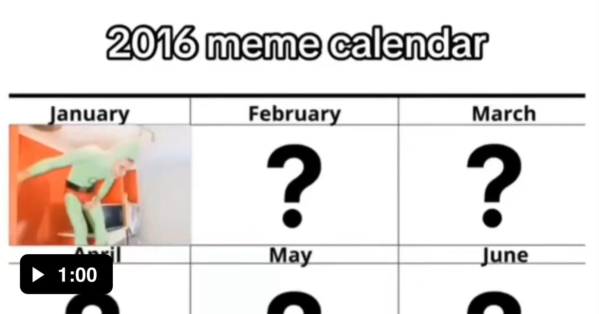 Ancient meme calendar - 9GAG