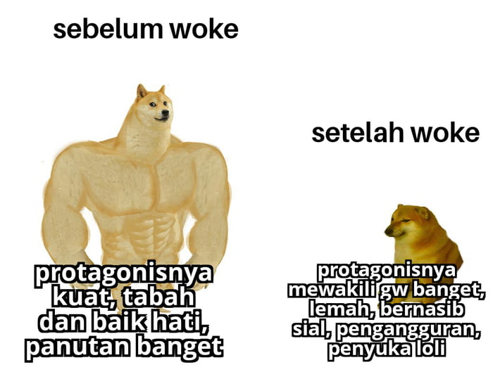Jaman now tokoh protagonis yg serba bisa dan good looking katanya ...