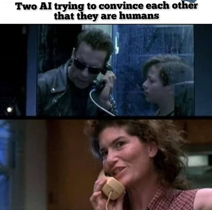 So did they pass or fail the Turing test? - 9GAG