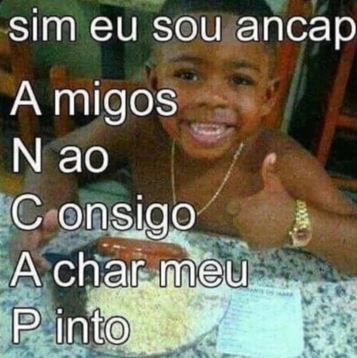Quem é ancap aqui, levanta a mão! - 9GAG