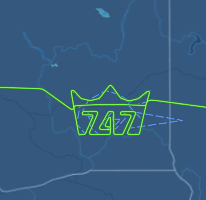 The final 747 “aka Queen of the skies” to be produced just flown on ...