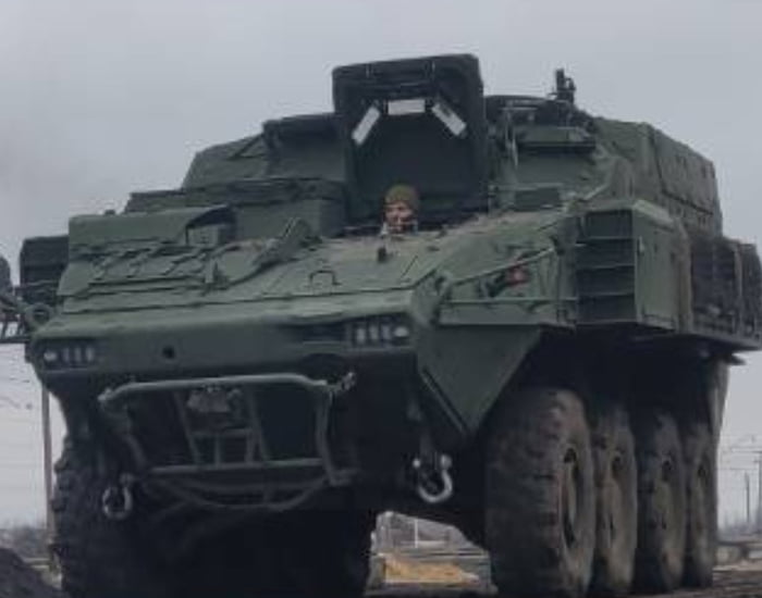The Canadian Armoured Combat Support Vehicles arrived in Ukraine. AFU ...