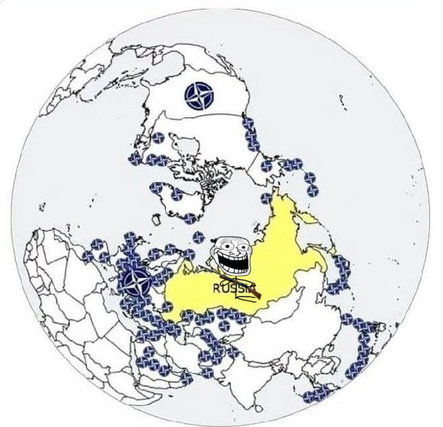 Why do they build there country so near nato - 9GAG