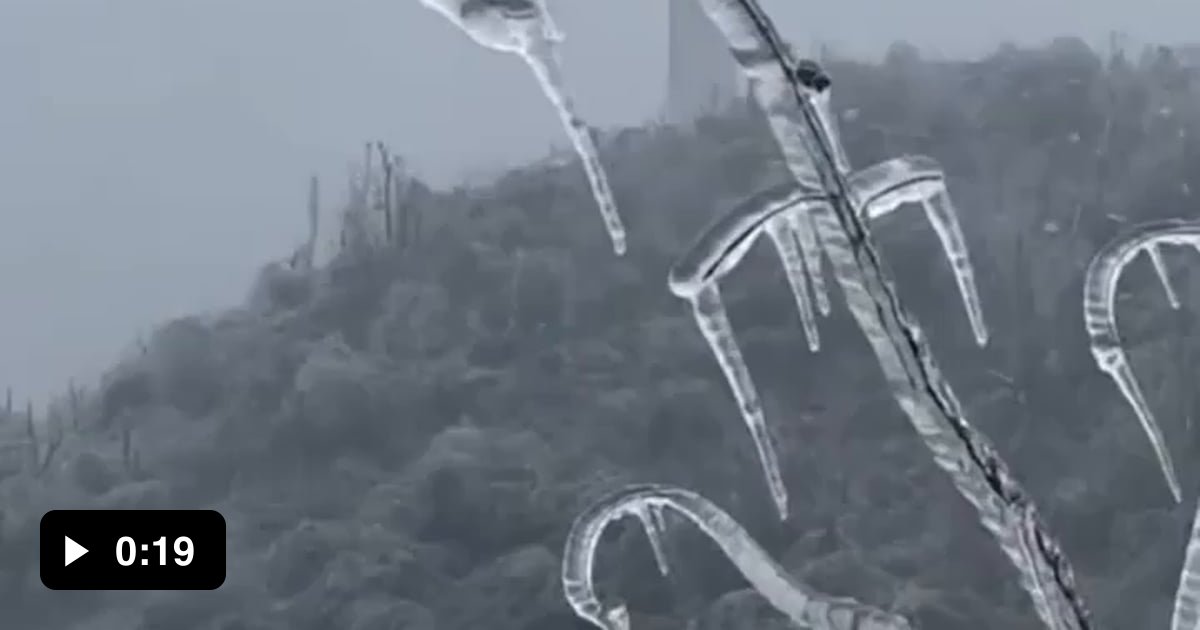 Ice on the wind turbine blades falling when they start spinning - 9GAG