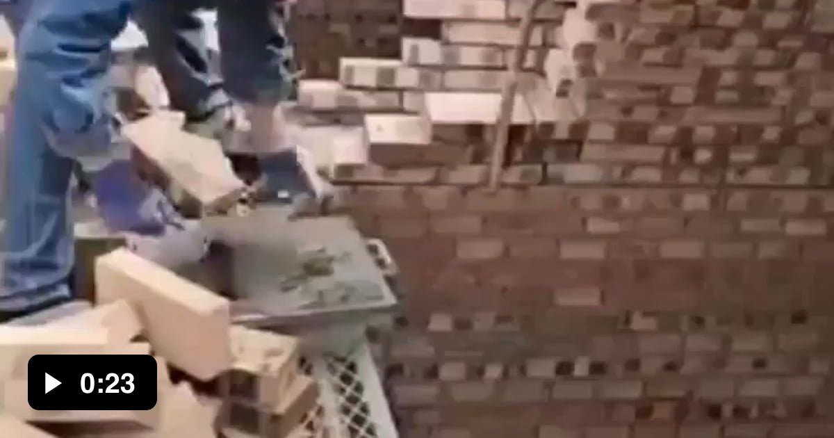 Making brick arches - 9GAG