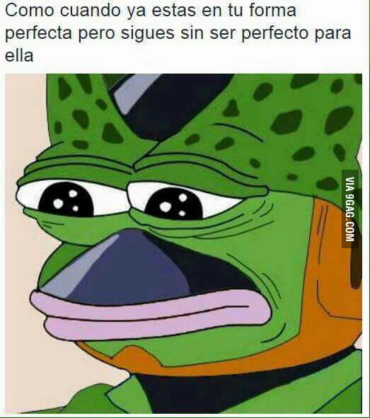 Like when you are already in your perfect form, yet you're still not ...