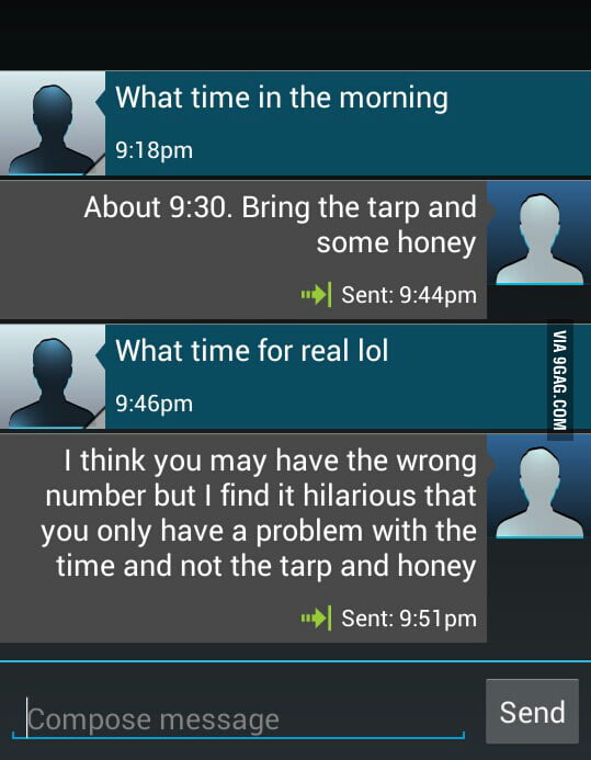 Wrong number - 9GAG