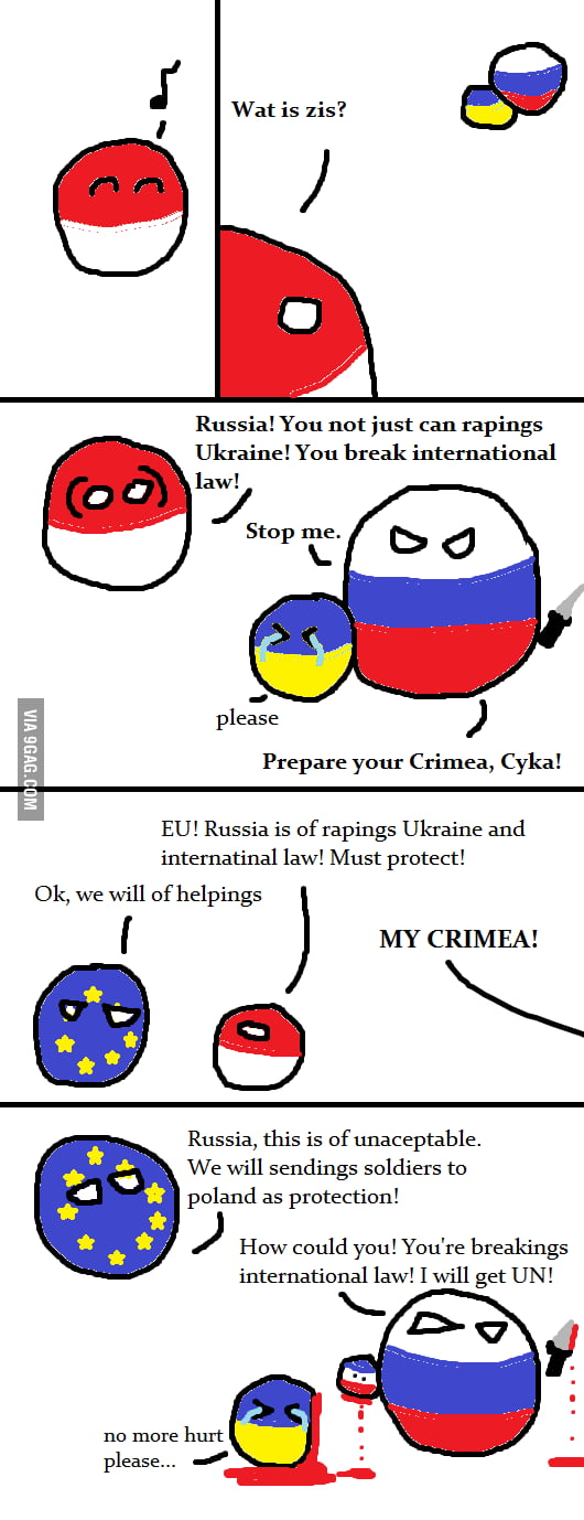 Russiaball doesn't care - 9GAG