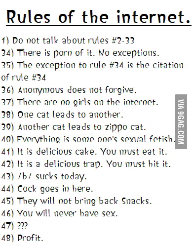 The Rules of The Internet - 9GAG