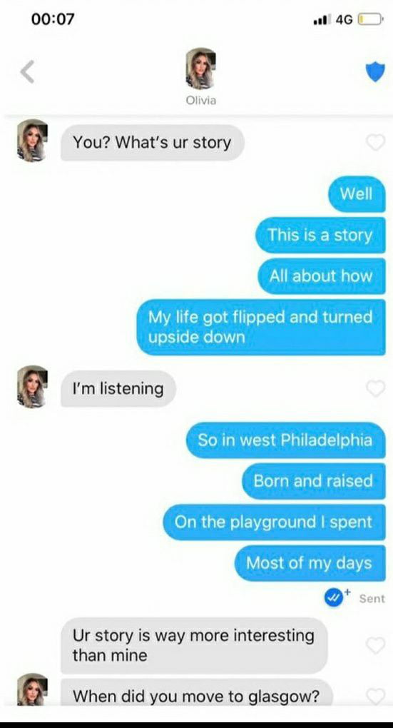 Wait until she listens to the rest of his story. - 9GAG