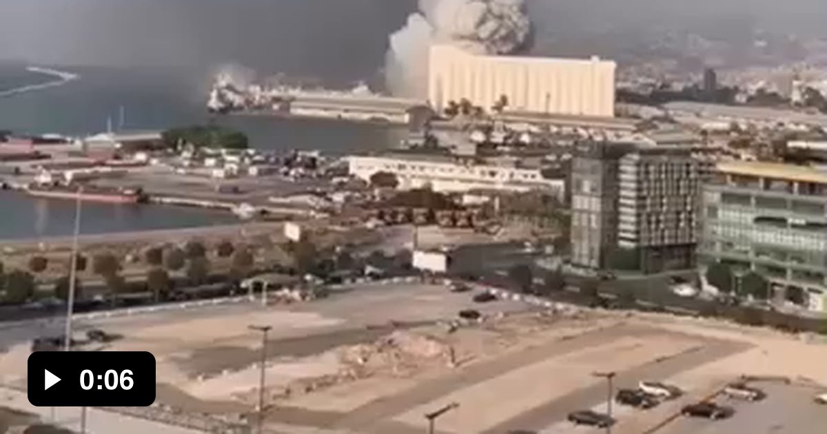 Huge explosion in Beirut - 9GAG