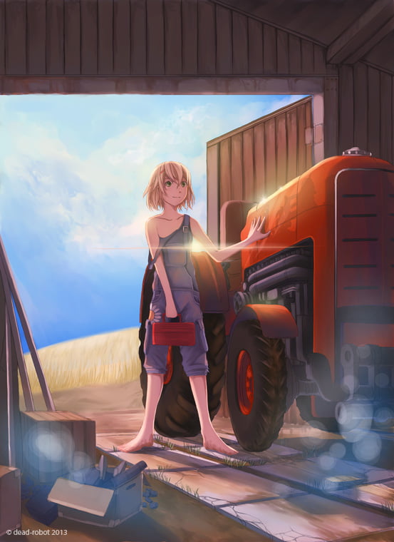 Preparing the Tractor for the Harvest - 9GAG
