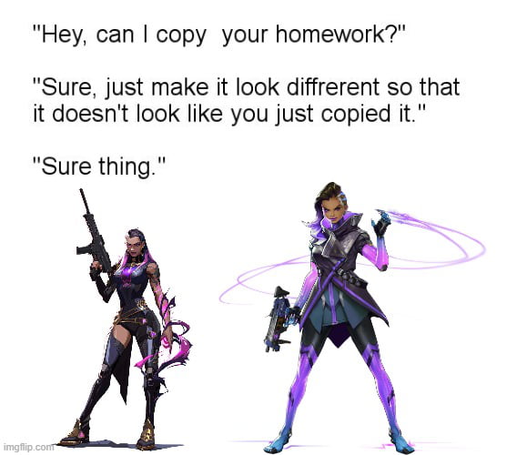 Reyna vs Sombra... I will just leave this picture for you all to judge ...