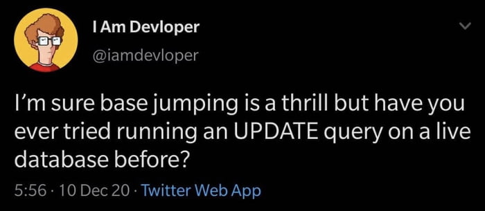 DROP TABLE users - 9GAG