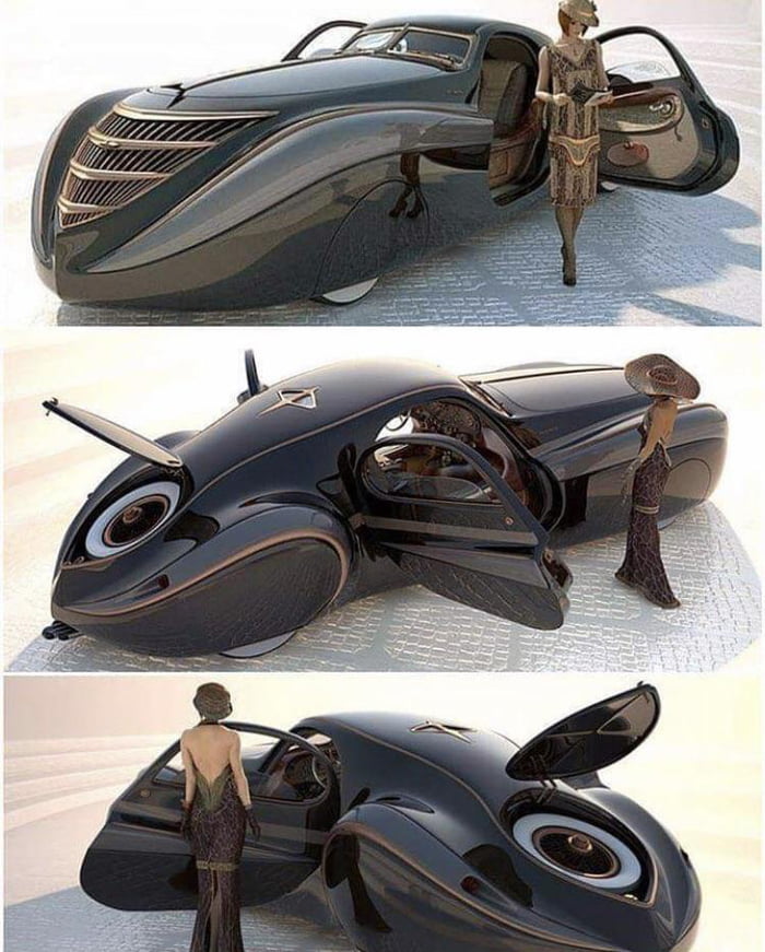 1939 Duesenberg Coupe Simone "Midnight Ghost". They only made one ...