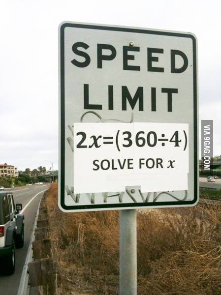 How math teachers think the world is - 9GAG