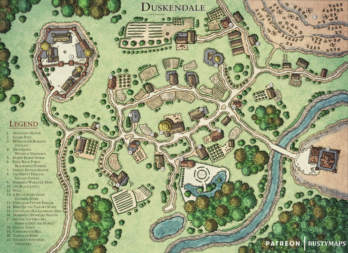 New DnD map by Rustymaps - 9GAG